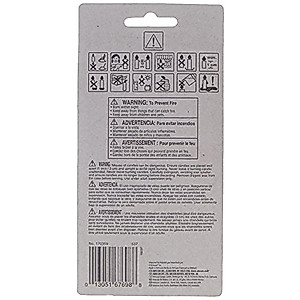 Amscan #8 Large Glitter Birthday Candle | Caribbean Blue | Party Supply | 1 piece