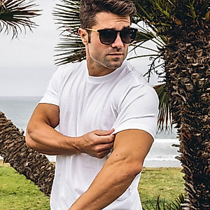 Fresh Clean Threads Variety Crew Neck Pack T-Shirts for Men - Soft and Fit Mens T-Shirt - Cotton Poly Blend - Pre Shrunk - 2XL