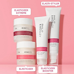 PHILIP KINGSLEY Elasticizer Deep-Conditioning Hair Mask Repair Treatment for Dry Damaged Colored Bleached All Hair Types Deeply Conditions Adds Bounce and Shine, 2.5 oz