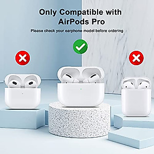AIIEKZ Cute Kawaii AirPods Pro Case Cover, Lovely Flower Bear Design Smooth Soft Protective Cover for AirPod Pro Case with Pearl Chain for Girls Women (Airpods Pro)
