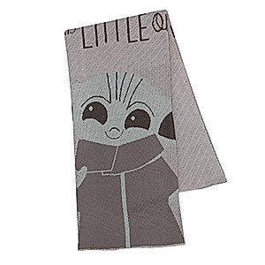 Lambs & Ivy Star Wars Baby Yoda Mandalorian Grogu/The Child Knit Baby Blanket