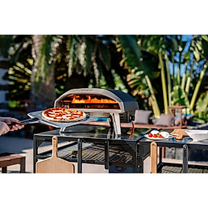 Offer - Save On Ooni 14" Perforated Pizza Peel with Ooni Koda 16 Gas Pizza Oven - Outdoor Portable Propane Gas Pizza Oven For Authentic Stone Baked