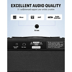 Donner DDP-90 Digital Piano 88 Key Weighted + Donner DKA-20 Keyboard Amplifier