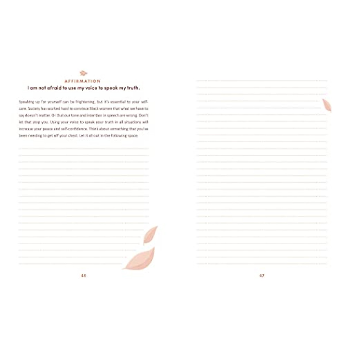 Affirmations for Black Women: A Journal: 100+ Positive Messages and Prompts to Affirm Your Self-Worth, Empower Your Spirit, & Attract Success (Self-Care for Black Women Series)