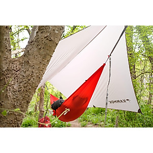 KAMMOK: Python Hammock Straps, No-Stretch, Knotless, Durable and Compact, Set of 2 Straps with Stuff Sack (Python 10 UL Ultralight)