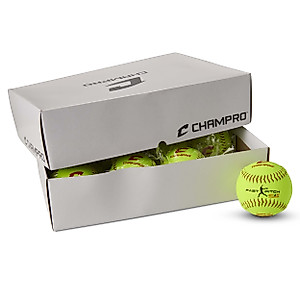 Champro NFHS Synthetic Cover, Red Set (Optic Yellow) (Pack Of 12)