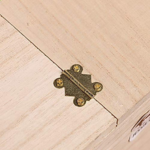 balacoo Wooden Bird Nesting Box Parrot Clear View Window Lovebirds Breeding Box Bird Nesting Feeding Station House Left Open Window (Small Size)