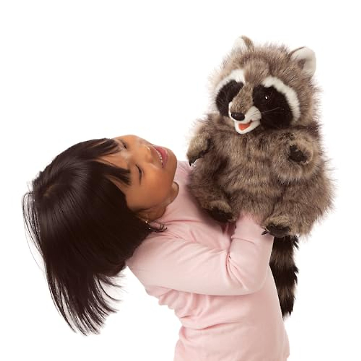 Folkmanis Raccoon Hand Puppet Plush