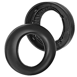 SOULWIT Protein Leather Ear Pads Cushions for Sony New Gold Wireless Playstation PS4 Headset, Replacement Earpads for 2018 Version, Headphone Model CUHYA-0080