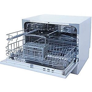 SPT SD-2224DS Countertop Dishwasher with Delay Start & LED, Silver