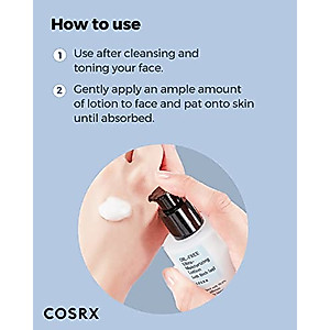 COSRX Oil Free Lotion with Birch Sap, Daily Acne Facial Moisturizer, 3.38 fl.oz / 100ml, Hydrating moisturizer for all skin types, Korean skincare, Paraben free