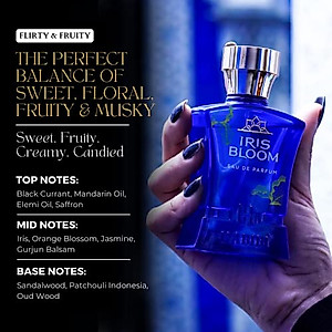 H HABIBI Iris Bloom Find Your Signature Scent with this Luxury EDP - Eau de Parfum Women's Fragrance - Unique & long-lasting Perfumes for Women, Made of Rare Exotic Notes - 2.5 fl oz