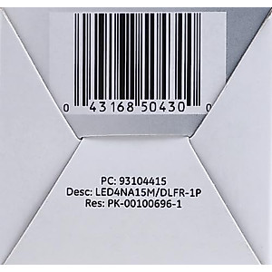 GE LED Light Bulbs, Refrigerator or Freezer Light Bulb, 4.5 Watt, Daylight (1 Pack)