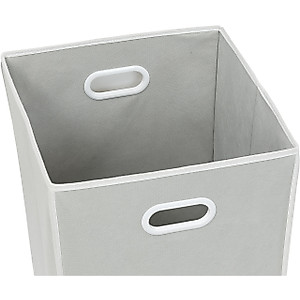 Simple Houseware Foldable Closet Laundry Hamper Basket, Grey