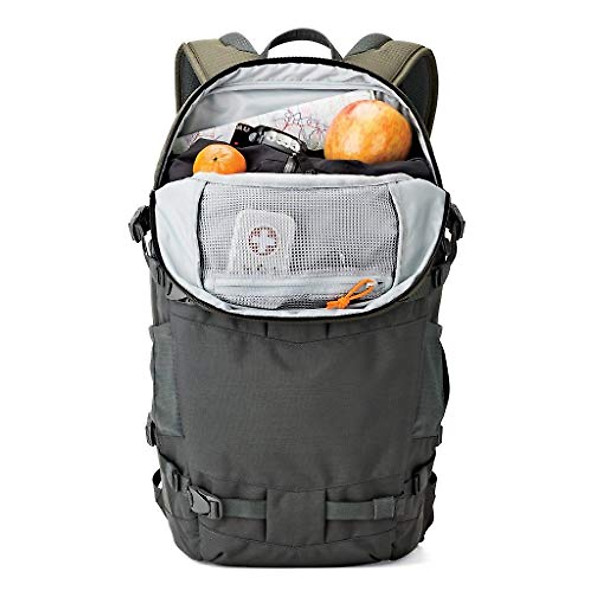 Lowepro LP37016-PWW Flipside Trek BP 450 AW Backpack for Camera, Grey/Dark Green