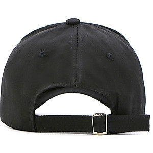 UTOWO Number 3 Baseball-Cap White 3 Embroidered Dad Hat Black Hip-Hop Rapper Cap Adjustable