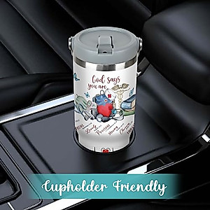 soeufnwhf 30oz Nurse Tumbler Cup with Handle Nurse Travel Coffee Mug, Nurse Nutrition Facts Tumbler, Best Nursing School Gifts, Nursing Graduation Gifts, RN Gifts for Nurses Appreciation Gifts, White