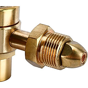 Welding Argon CO2 Gas Regulator 0-60CFH, 0-3500PSI Mig Tig Flowmeter Female 9/16" 18RH CGA-580 Inlet Gas Welder Regulator Gauge