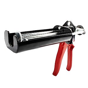Dual Epoxy Gun for 200 mL/6.75 fl oz (2:1 Mix Ratio) Double Cartridge Panel Bond 08115-08116 （Scarlet & Black）