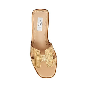 Steve Madden Women's Hadyn Sandal, Raffia, 7.5