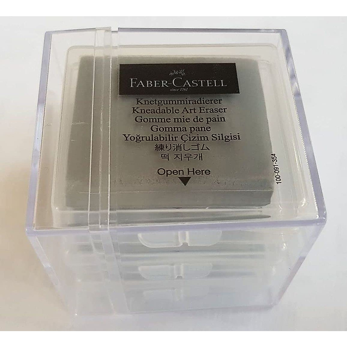 Faber-Castell Kneadable Art Eraser (Grey, pack of 3)