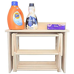 Pennsylvania Woodworks Large Wall Clothes Drying Rack ~ Heavy Duty Solid Maple Hardwood, Folding, Collapses to 25" x 20" x 8", Hand Built in USA, Unfinished