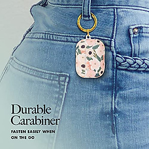 Rifle Paper Co. Airpods Pro Case Cover with Keychain [Wireless Charging Compatible] [Visible LED] Cute Case for Apple AirPods Pro with Floral Design, Anti Scratch, Slim, Shockproof - Wild Flowers