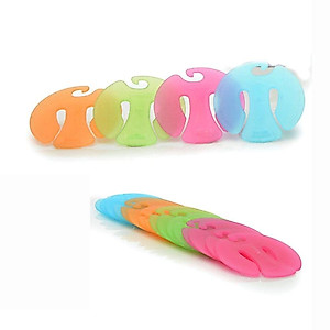 12PCS Sock Holder Rings,Multipurpose Small Clothespins Sock Clips Sock Holder Rings Sock Organizers