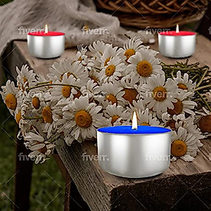 36 PK Highly Scented Lavender Tea Light Candles - Smokeless Tea Candles Tea Light Candles Long Burn - Lavender Tea Lights Candles