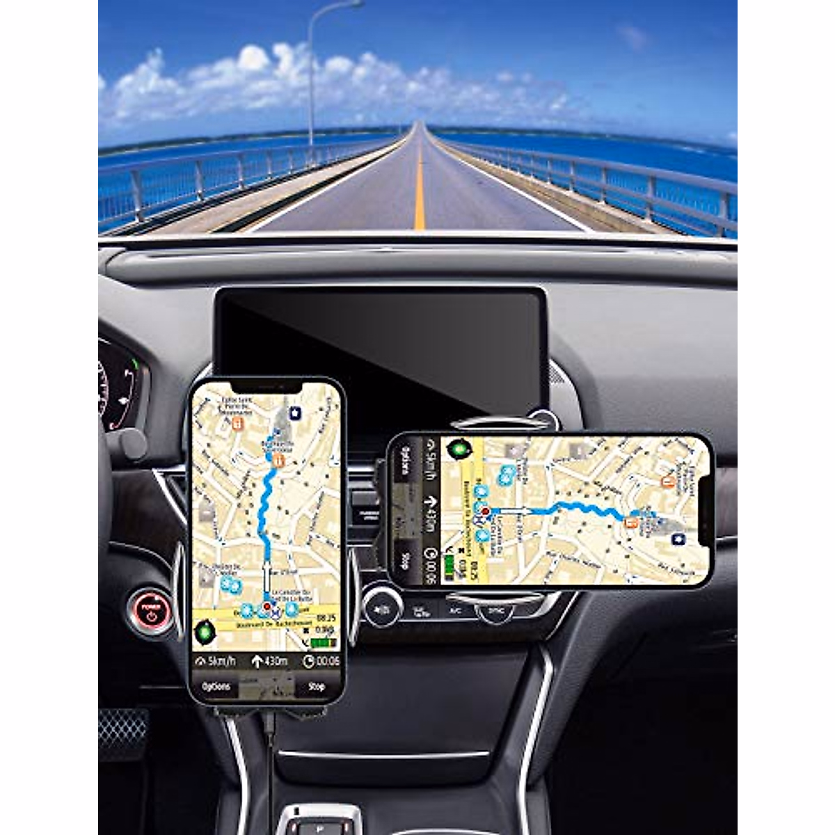 Wireless Car Charger,10W Qi Fast Charging Auto-Clamping Car Phone Mount Air Vent Phone Holder Compatible with iPhone 13/12/12Pro/SE/11/11Pro/11ProMax/XSMax/XS/XR,Samsung S10/S9/S8/Note10