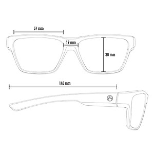 Magpul Unisex-Adult Pivot Eyewear Sports Sunglasses for Men and Women for Running Fishing Biking Golf, Matte Black, One Size