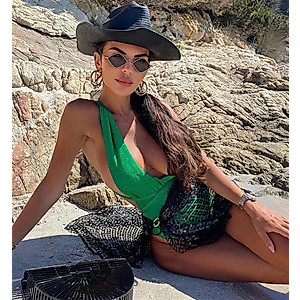 ENTHYI Diamond Shape Punk Vintage SunGlasses for Men/Women Metal Quadrilateral Frame Shades Film Sun glasses UV Protection(black)