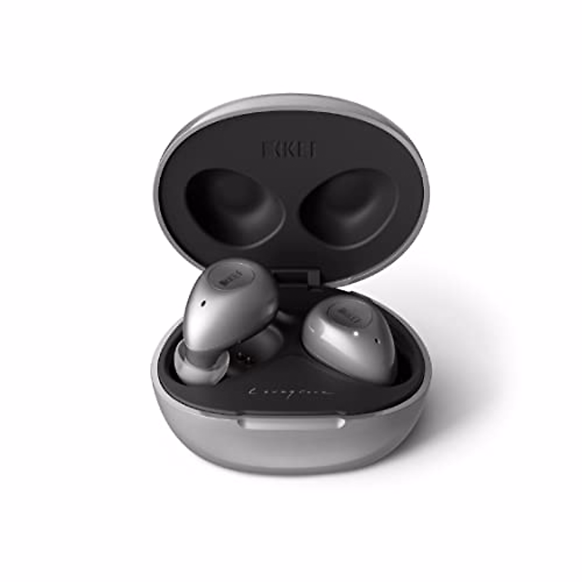 KEF Mu3 Noise Cancelling True Wireless Earphones,Grey