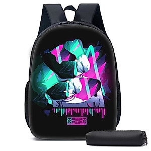 Laptop Backpacks Print 3D Shoulder Bag Daypack Travel Hiking Casual Rucksack for Men Women 1