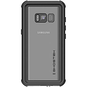 Ghostek Nautical Galaxy S8 Plus Waterproof Case with Screen Protector Extreme Rugged Heavy Duty Protection Full Body Sealed Shell Underwater Shockproof for 2017 Galaxy S8 Plus (6.2 Inch) - (Black)