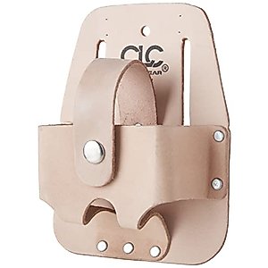 Custom Leathercraft 464 Heavy Duty Measuring Tape Holder, 16-30 in.,tan