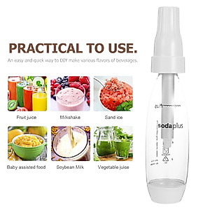 Kichvoe 1pc sparkling water machine sparkling hand operated sparkling water tool cocktail tools bubble maker machine soda fizzy drink maker Manual Sparkling Water Tool drinks