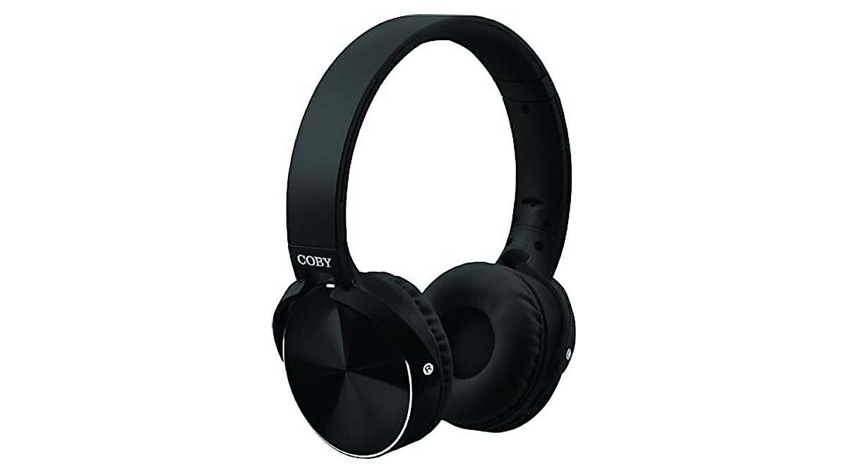 Coby Metal Folding Bluetooth Headphones - Wireless & Portable Audio