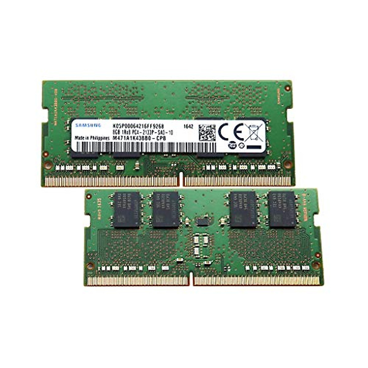 SAMSUNG 16GB 2X8GB DDR4 PC4-17000 1RX8 2133MHZ 1.2V Memory KIT M471A1K43BB0-CPB