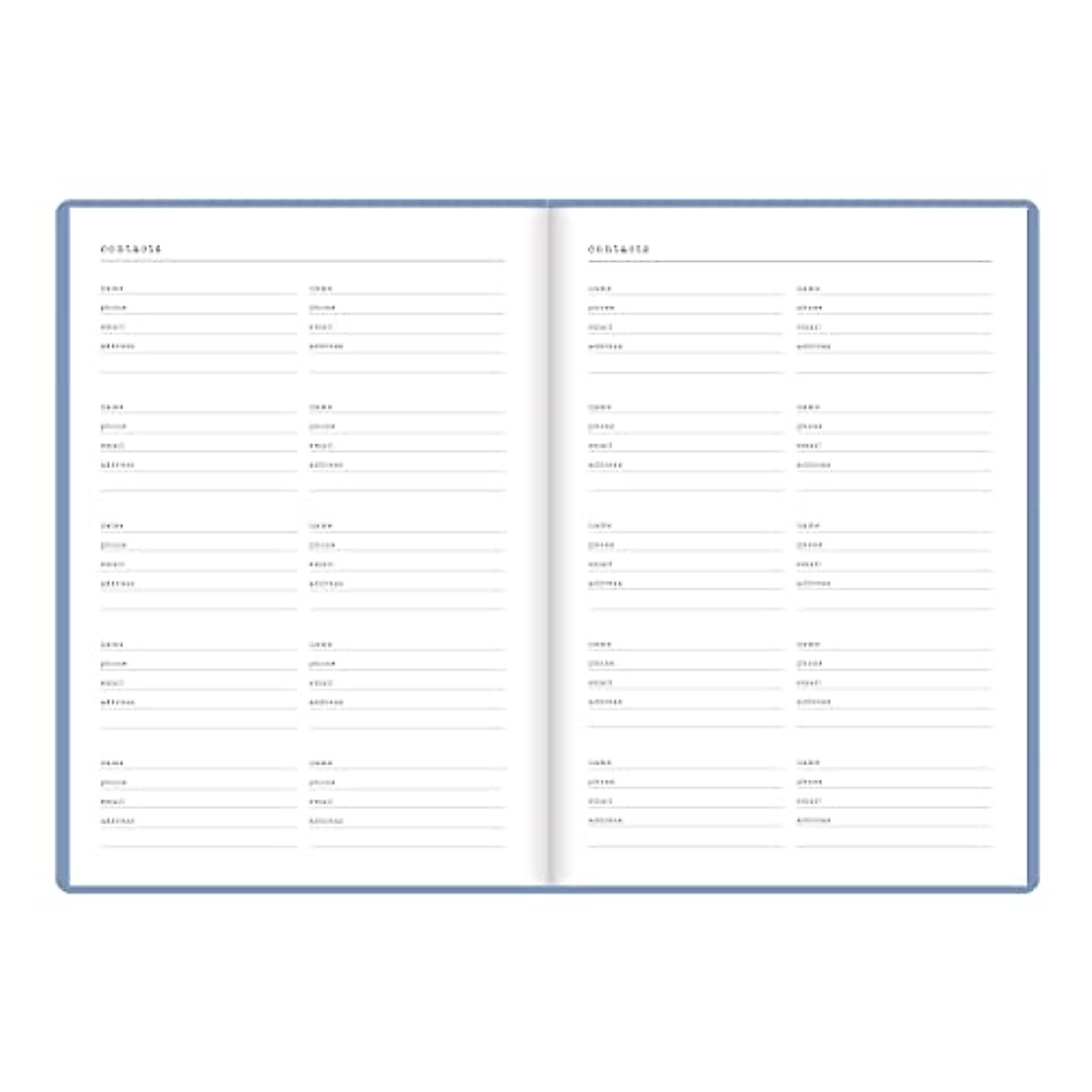 Letts of London Inspire Weekly/Monthly Planner, 12 Months, January to December, 2024, A5 Size, 8.25" x 5.875", Multilingual, Blue (C082020-24)