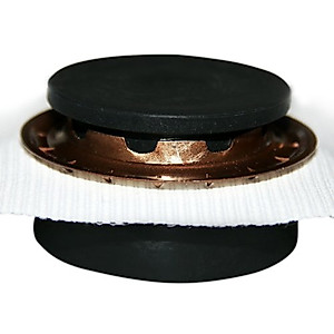 Home Sewing Depot Fast-Set Metal, Size #12 Grommet, 1 9/16", 8 Grommets Total, Polished SILV.