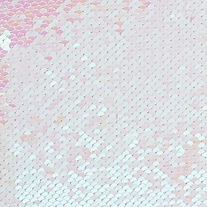 ELUCHANG Sequin Cube Storage Bins Organizer Container Foldable Fabric Closet Organizer Boxes Baskets for Shelves,Toys,Bedroom(4PCS,Pink)