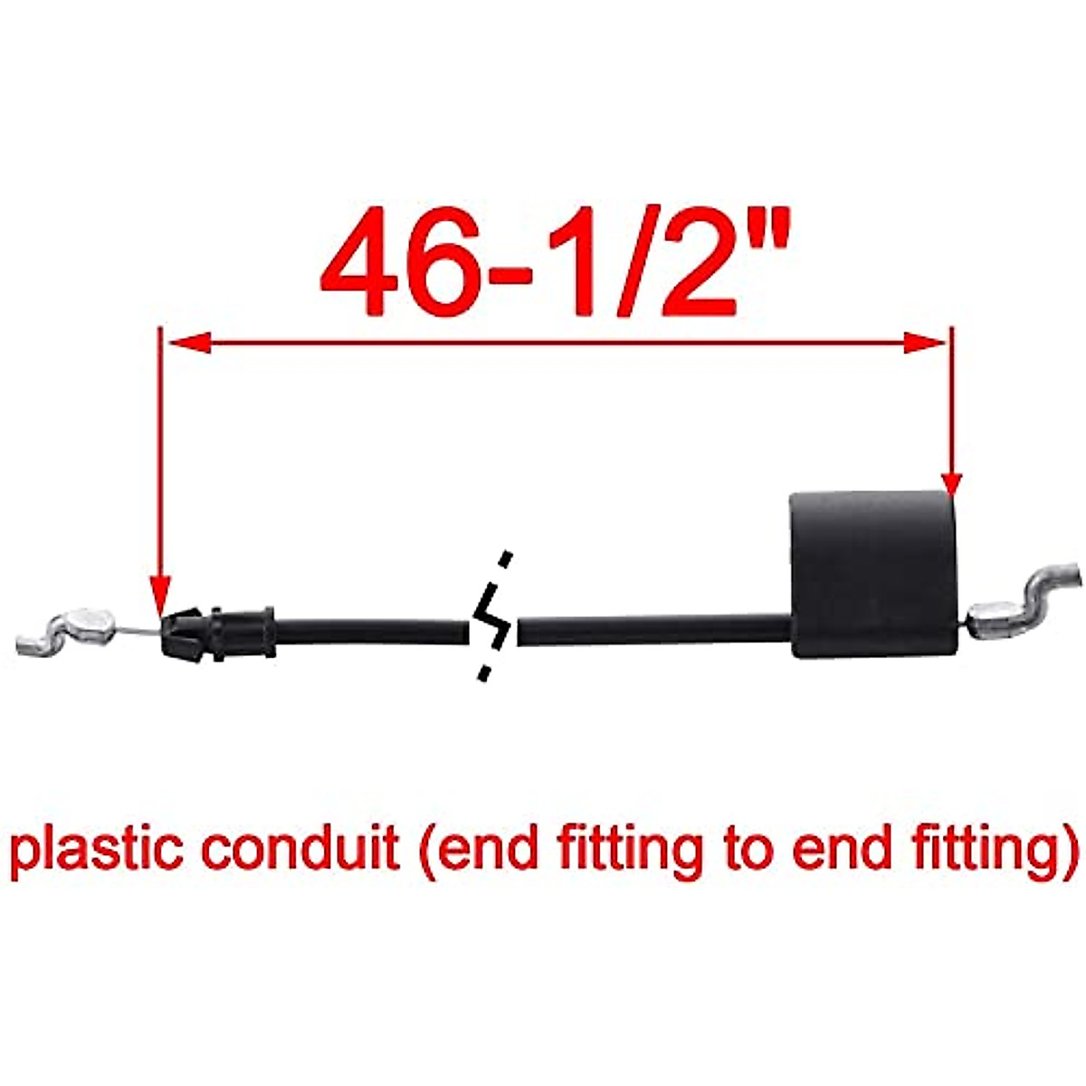 Virtionz | 183281 | 532183281 | Lawn Mower Engine Zone Control Cable | Compatible with Husqvarna/Poulan/Roper/Craftsman/Weed Eater Lawn Mower Parts