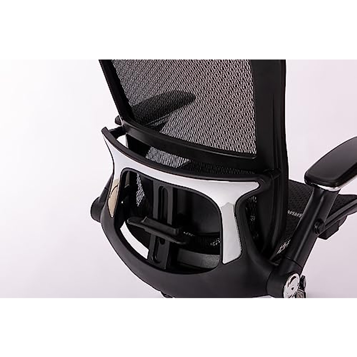 Office Chair, High Back Ergonomic Desk Chair, Breathable Mesh Desk Chair with Adjustable Lumbar Support and Headrest, Swivel Task Chair with Armrests, Executive Chair for Home Office (Black)