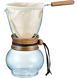 Hario Woodneck Drip Pot, 480ml, Acacia Wood