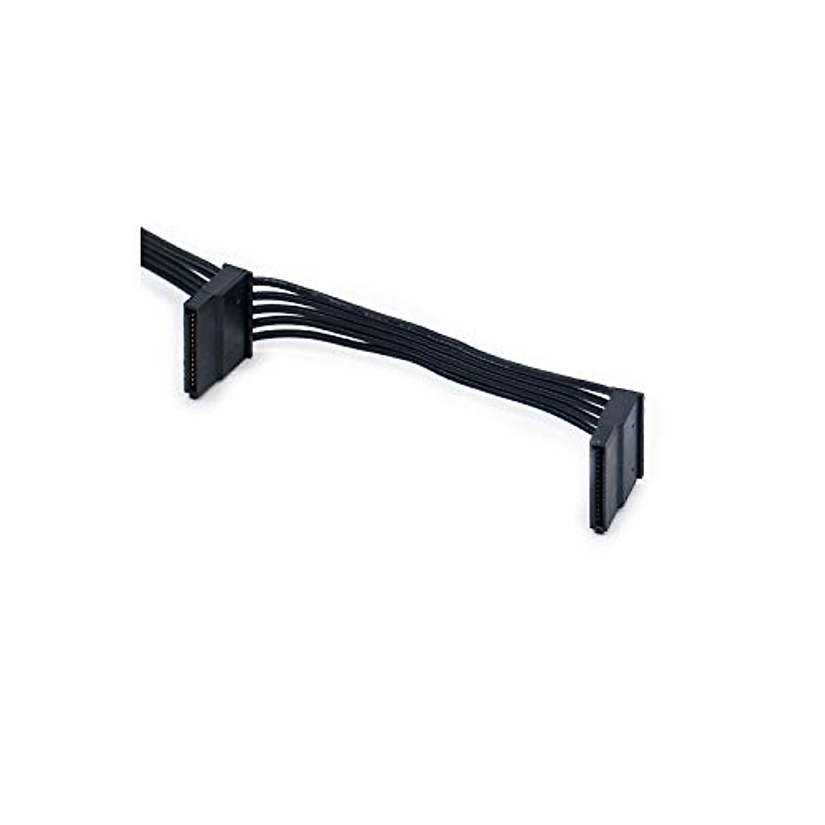 RGEEK SATA Power Splitter Cable, 15 Pin SATA to 5 SATA Power Splitter Cable Apply for HDD、SSD、Optical Drives Sata Power Cable -24 Inches