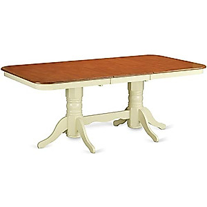 East West Furniture NAQU9-WHI-W, 9 Pieces