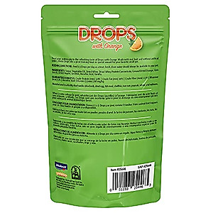 Vitakraft Drops Guinea Pig Treat - Orange - Yogurt Treats for Guinea Pigs Orange 5.3 Ounce (Pack of 1)