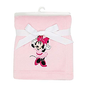 Lambs & Ivy Disney Baby Minnie Mouse Love Pink Soft Fleece Baby Blanket