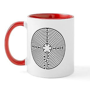 CafePress Chartres Labyrinth Mug Ceramic Coffee Mug, Tea Cup 11 oz